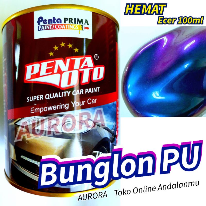 Jual Cat Bunglon PU Penta Oto Super Gloss Ecer 100ml Blue Violet Anti ...