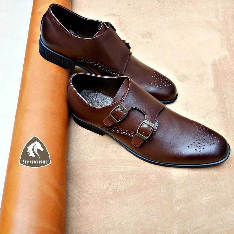 Jual Sepatu Klasik Monkstrap Formal Pria Sepatu Pantofel Sepatunisme ...
