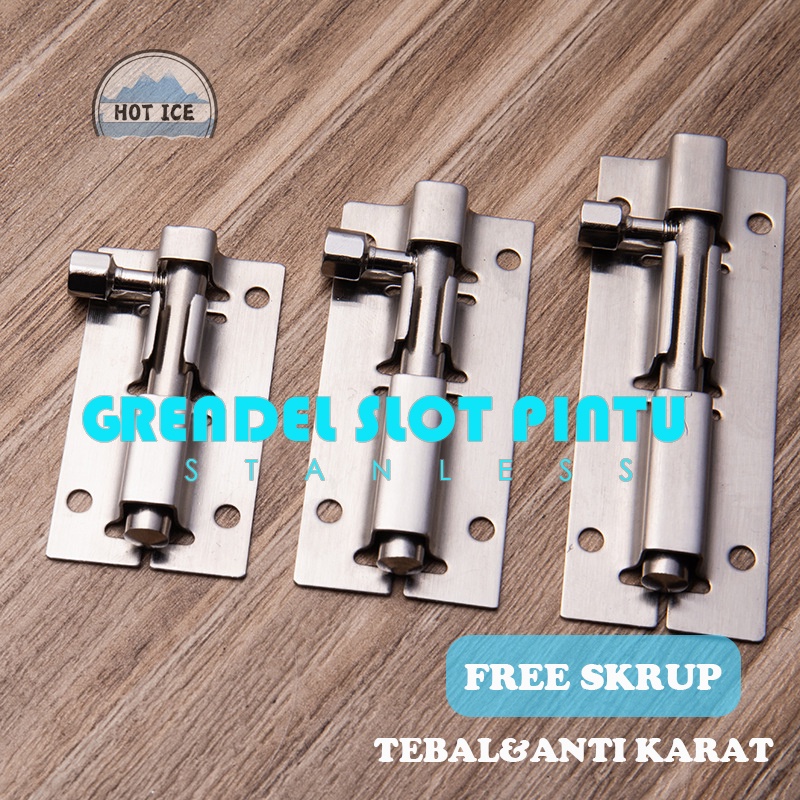 Jual Grendel Pintu Grendel Jendela Stainless Asli Tebal | Shopee Indonesia