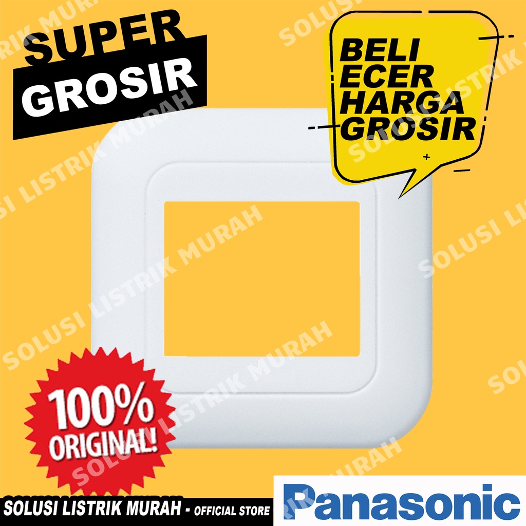 Jual Panasonic Frame Kosong Untuk Saklar Seri 1 Gang 2 Device | Shopee ...