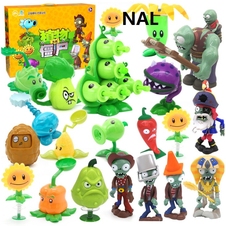 Jual J3 - Mainan zombie vs plant figur set NAQ NAM NAL | Shopee Indonesia