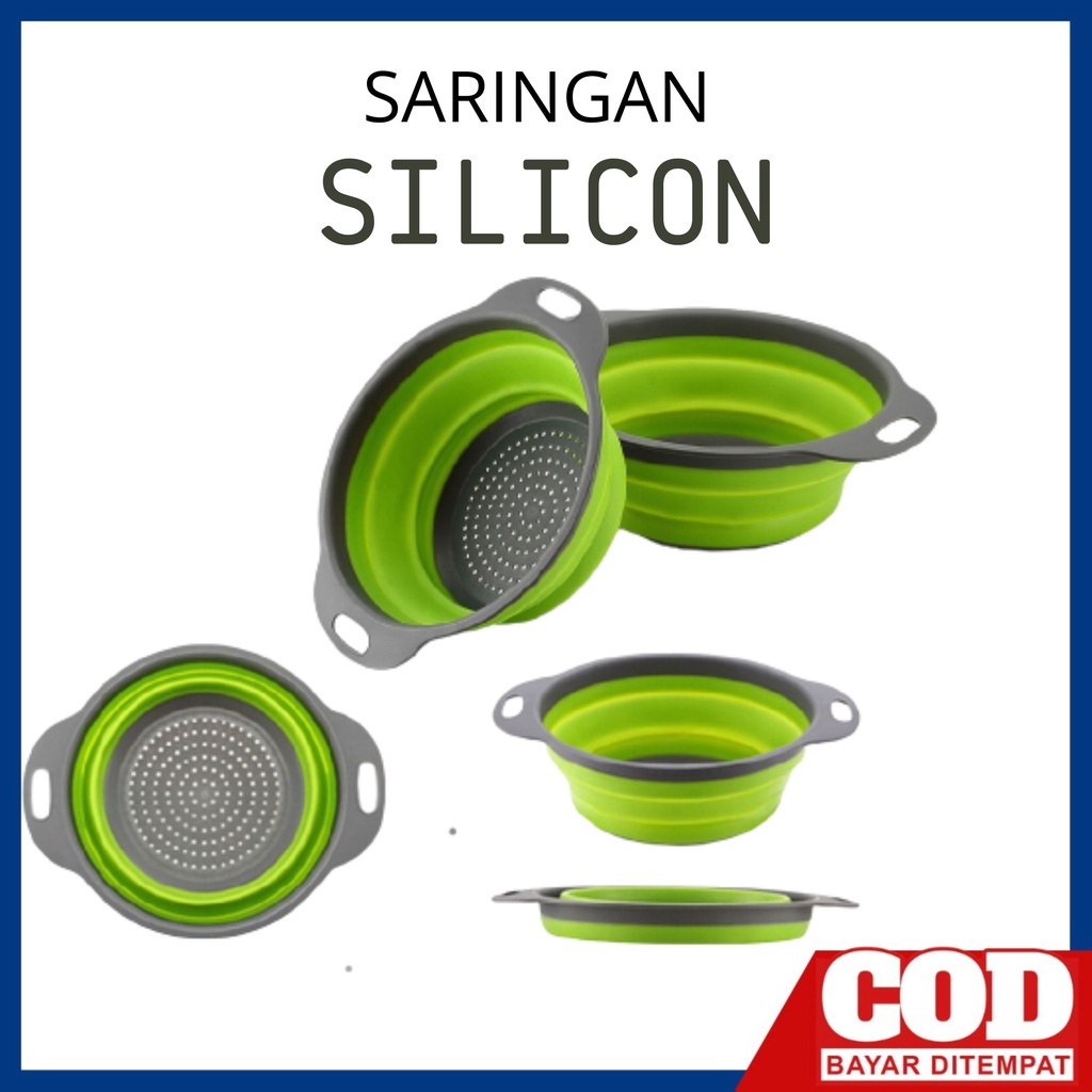 Jual SARINGAN SILICON . Baskom Sayur - Bak Cuci Piring Lipat Extendable ...