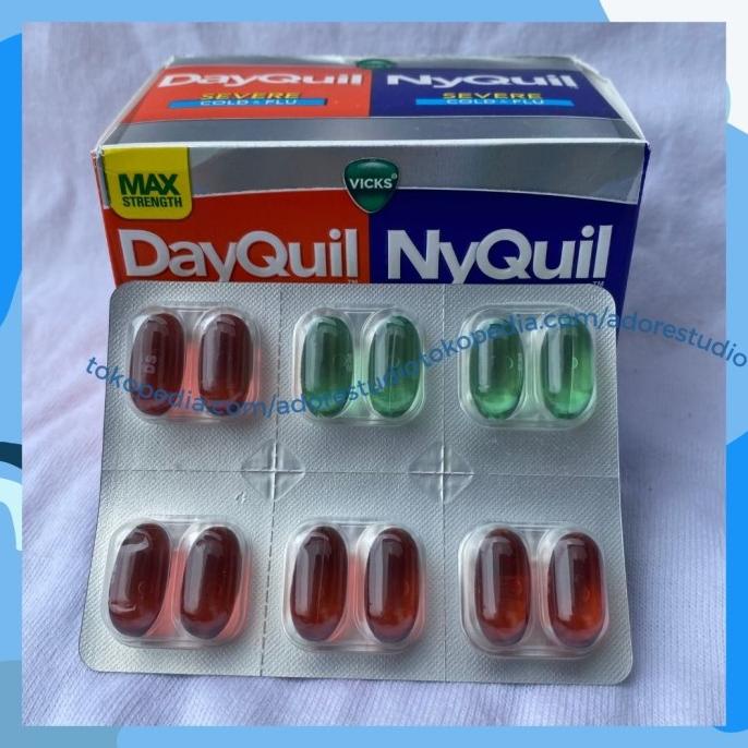 Jual Vicks DayQuil NyQuil Severe Cold & Flu | Shopee Indonesia