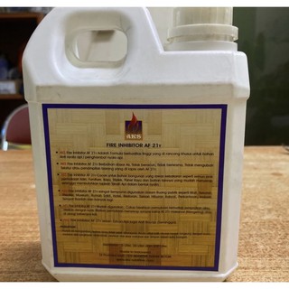 Jual cairan anti api af21 ukuran 1 liter bersertifikasi uji resmi ...