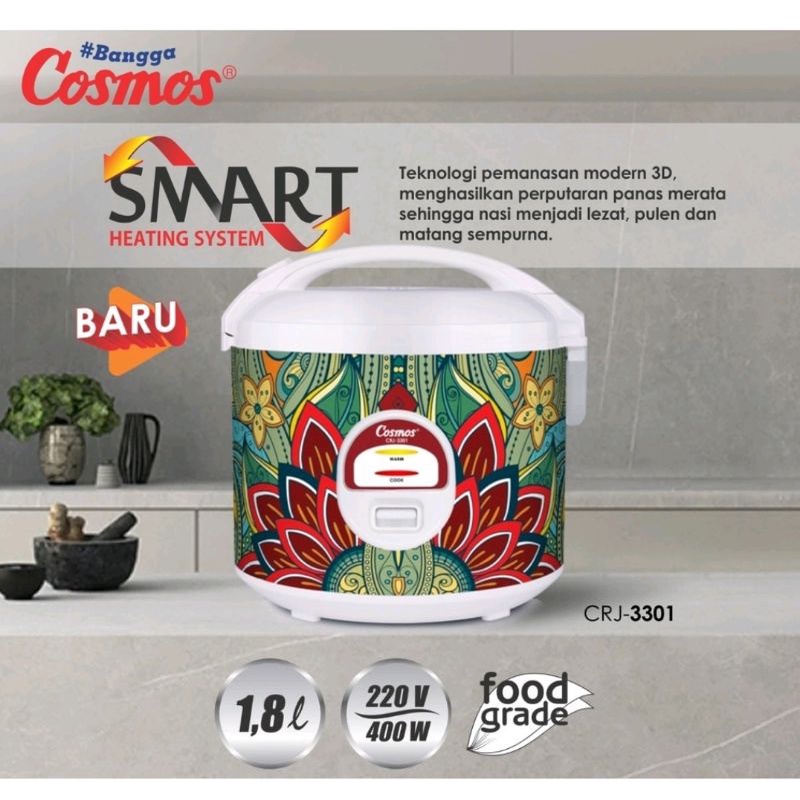 Jual Magic Com COSMOS CRJ 3301 SMART | Shopee Indonesia