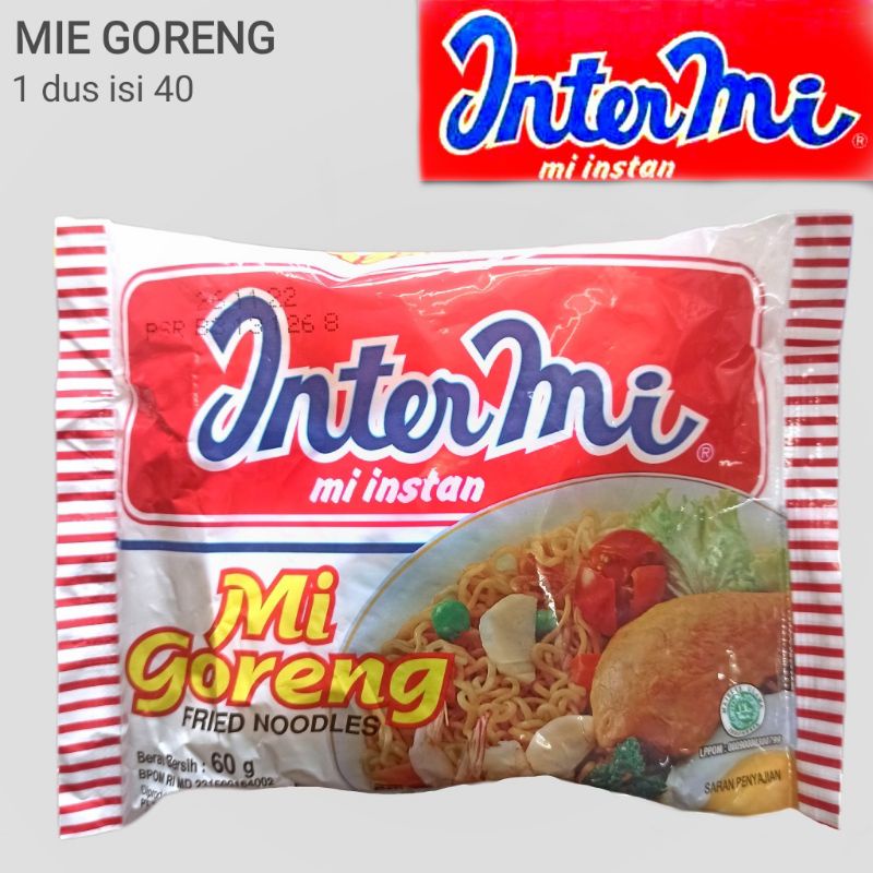Jual Mi instan Intermie goreng khusus kurir instan | Shopee Indonesia