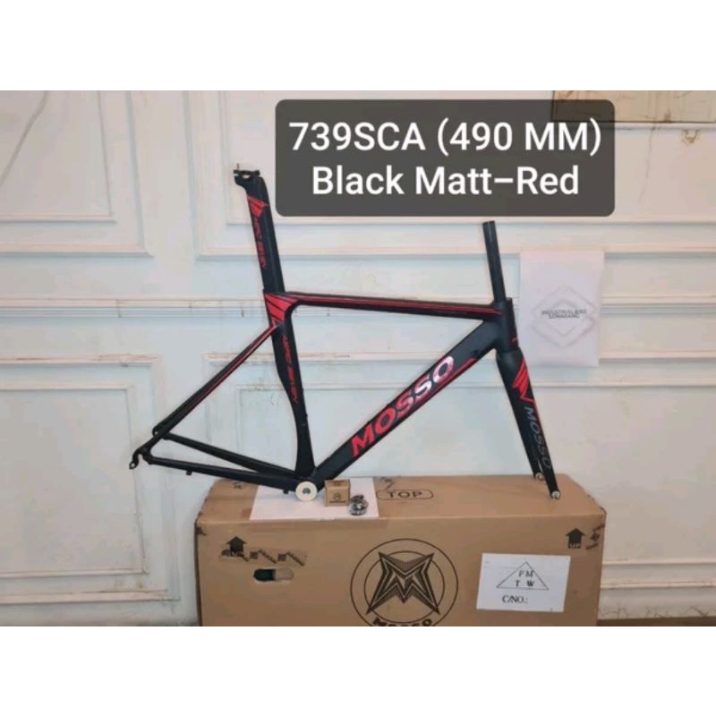 Jual Frame Roadbike Mosso 739SCA Aero Seven Size 490mm Warna Hitam ...
