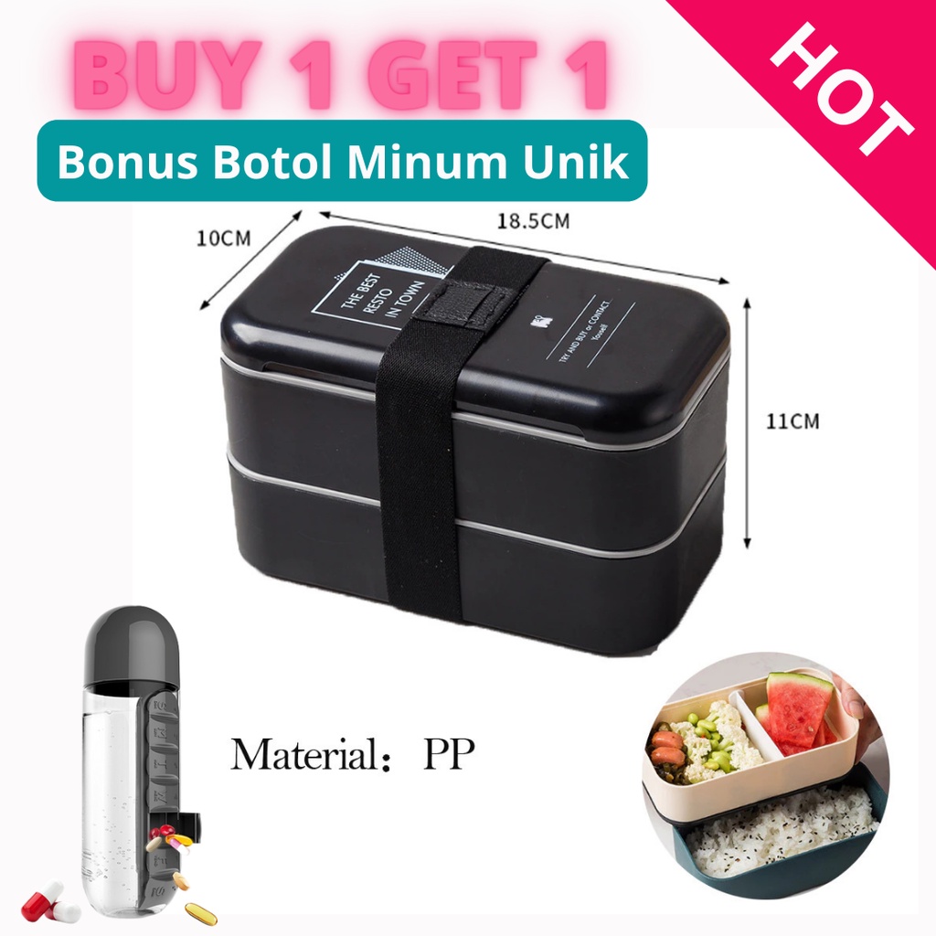 Jual Dreamy Life KOTAK MAKAN 2 SUSUN - TEMPAT MAKAN - LUNCH BOX ...