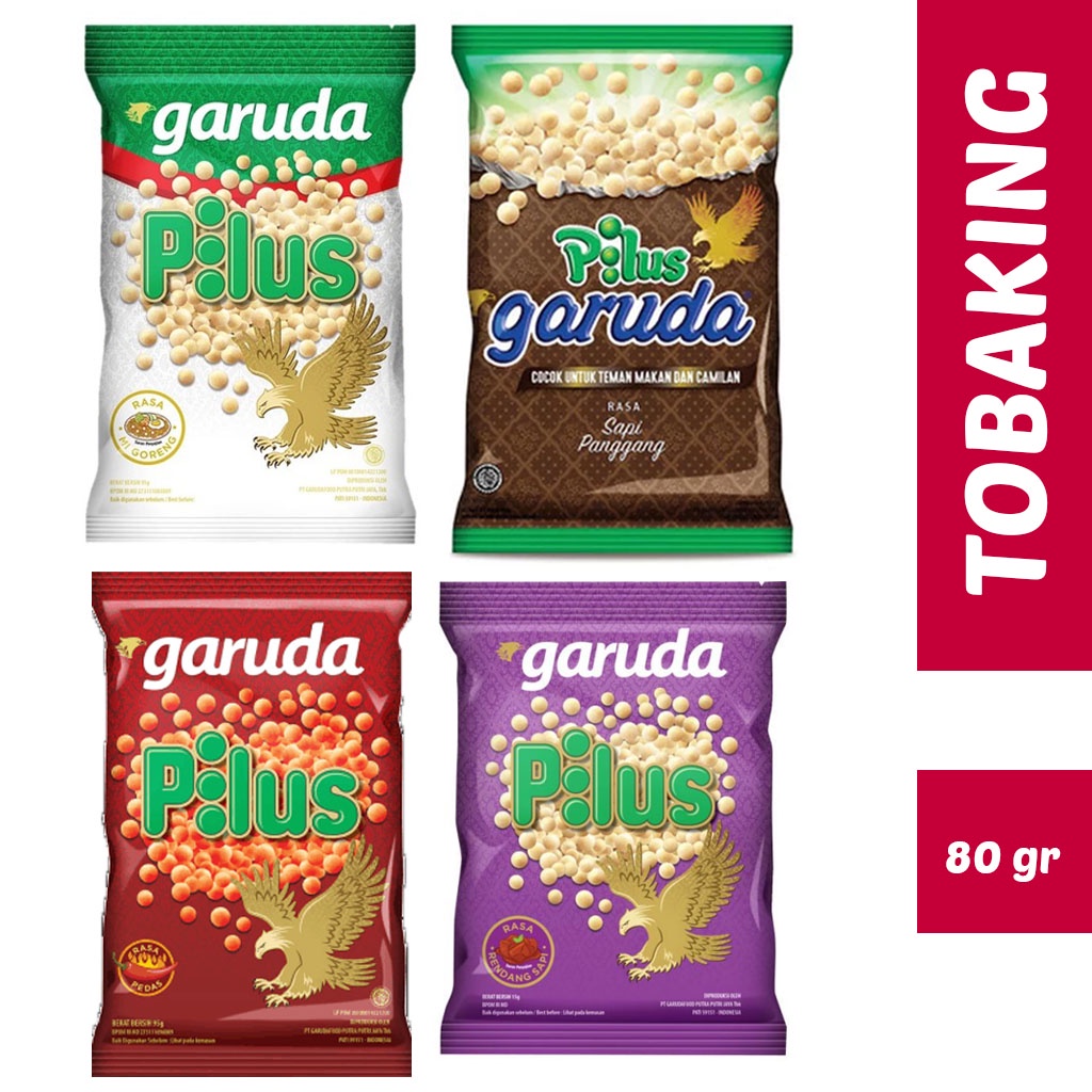 Jual Pilus Garuda 80gr + 16gr Original Sapi Panggang Pedas Mie Goreng ...