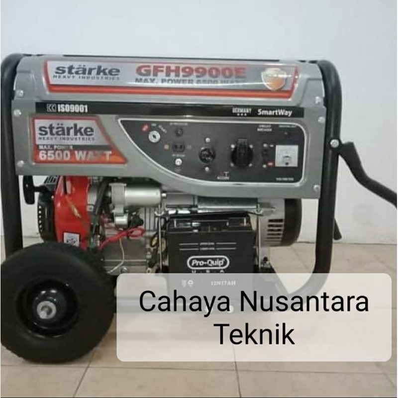Jual Mesin Genset Bensin 6500 watt Starke GFH 9900 E | Shopee Indonesia