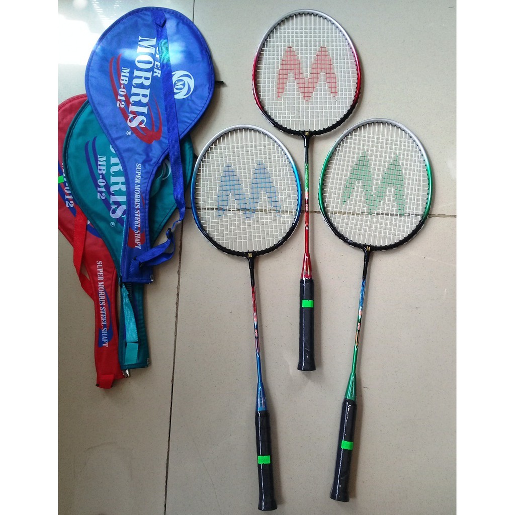 Jual Raket Badminton Exercise Yunior Steel Shaft Plus Cover - Morris ...