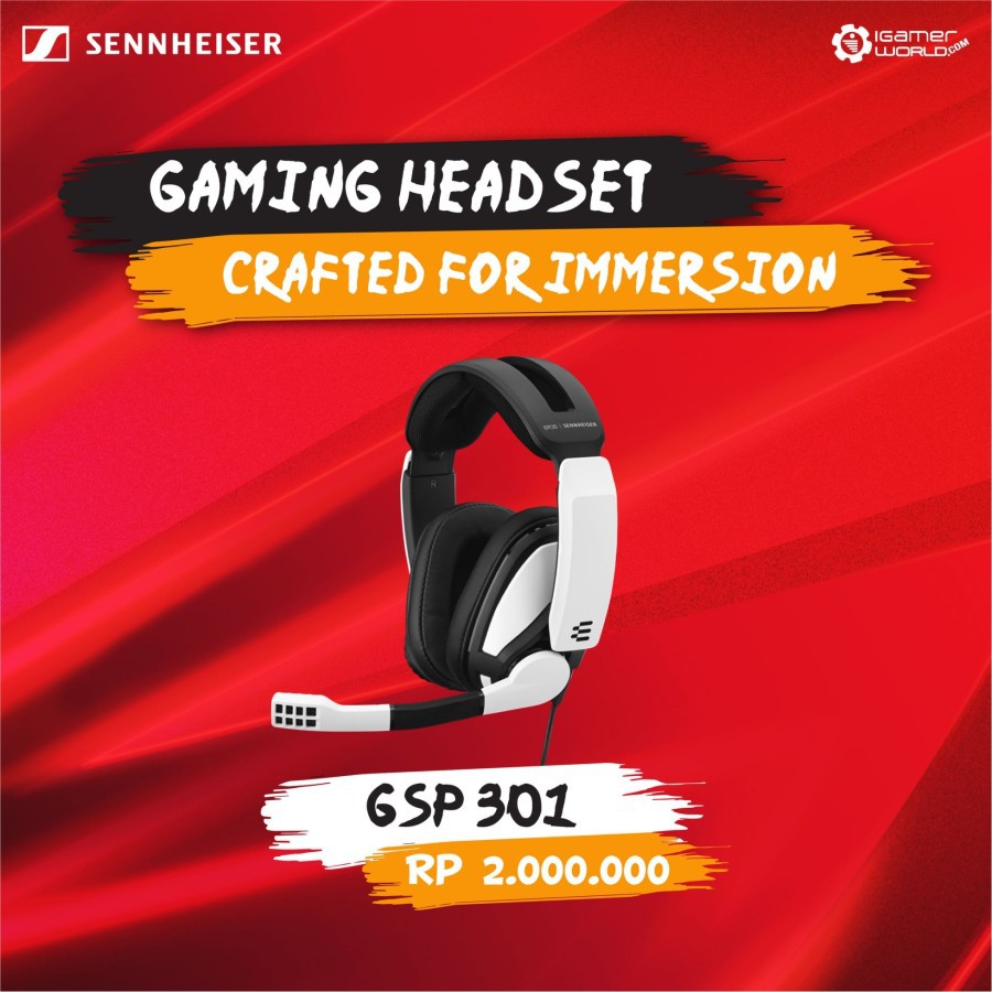 Jual EPOS | Sennheiser GSP 301 Gaming Headset | Shopee Indonesia