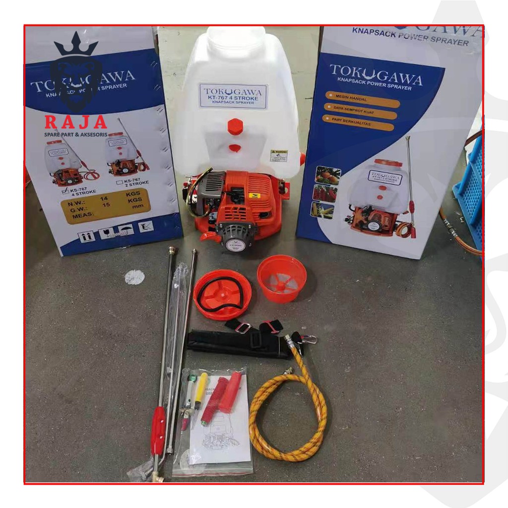 Jual Mesin Knapsack Power Sprayer TOKUGAWA Alat Semprot Hama 2 Tak 20 Liter | Shopee Indonesia