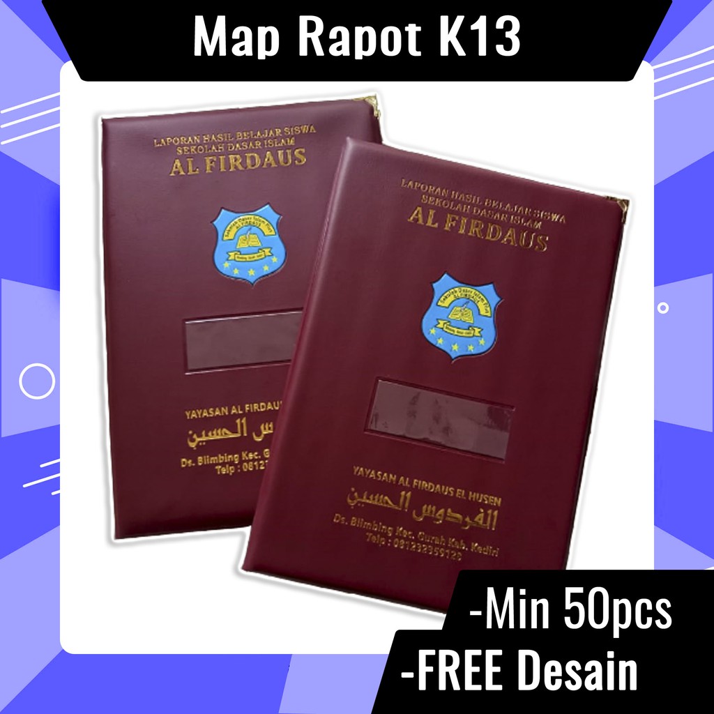 Jual Map Rapor - Map Raport - Map Rapot - Map Ijazah - Map Hotprint ...