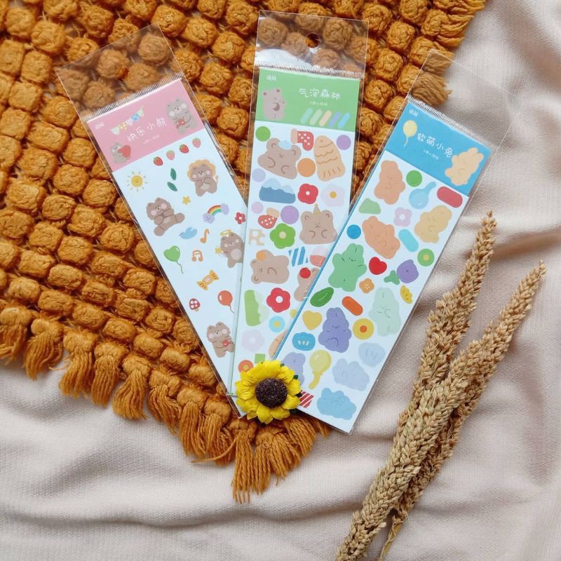Jual STICKER PACK | CUTE STICKER PACK | ANIMAL THEME | Shopee Indonesia