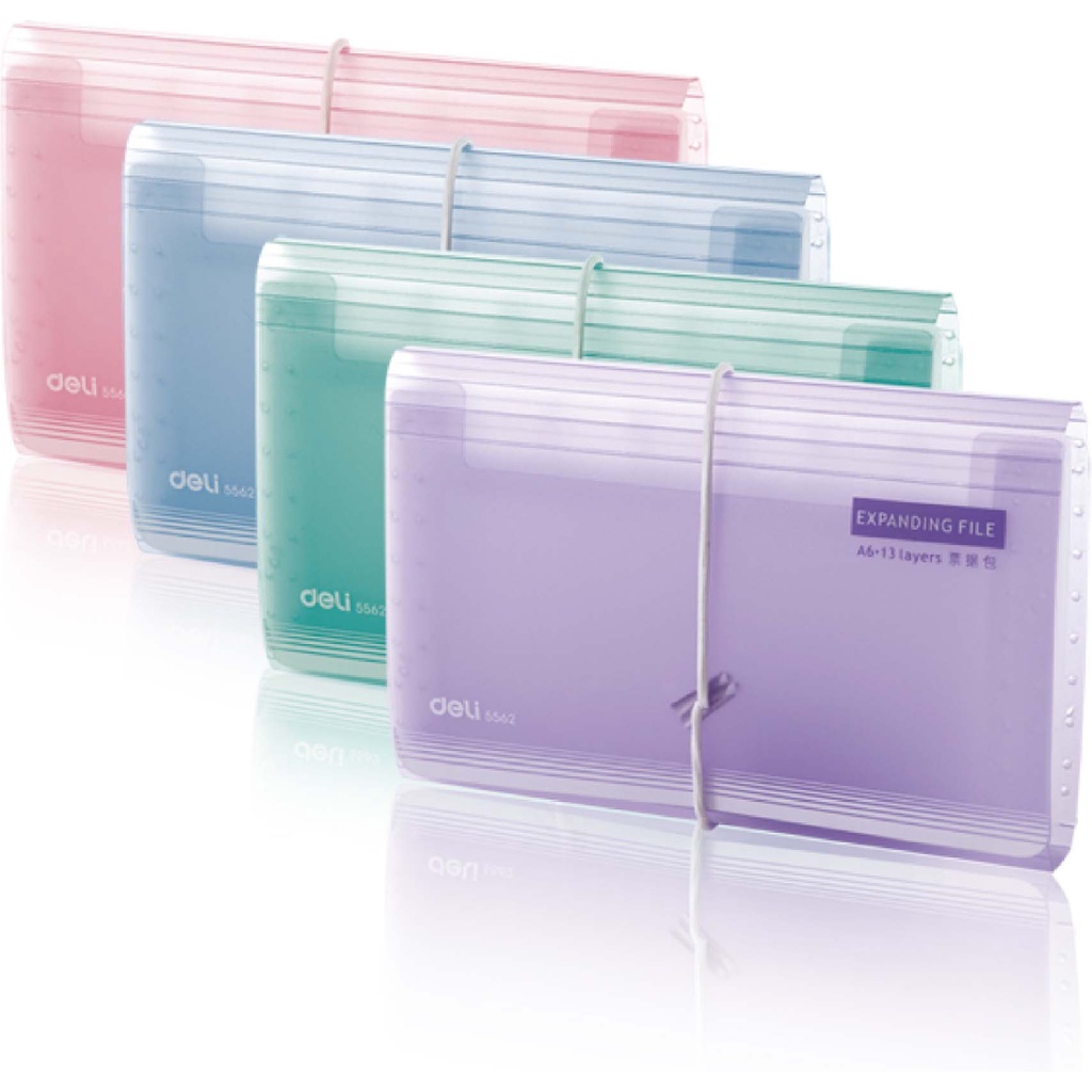 Jual Deli 5567 Expanding File/Expanding File Snap A6 | Shopee Indonesia