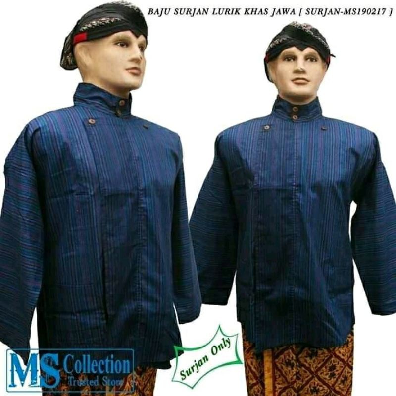 Jual BAJU SURJAN LURIK BIRU | Shopee Indonesia