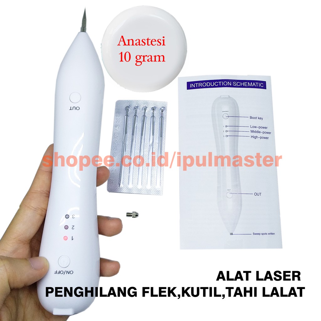 Jual Laser Mole Removal Pen Alat Penghilang Flek Kutil Tahi Lalat Tato ...