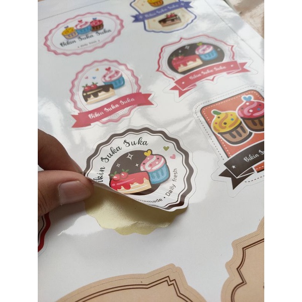 Jual sticker cromo cuting custom lembaran | Shopee Indonesia