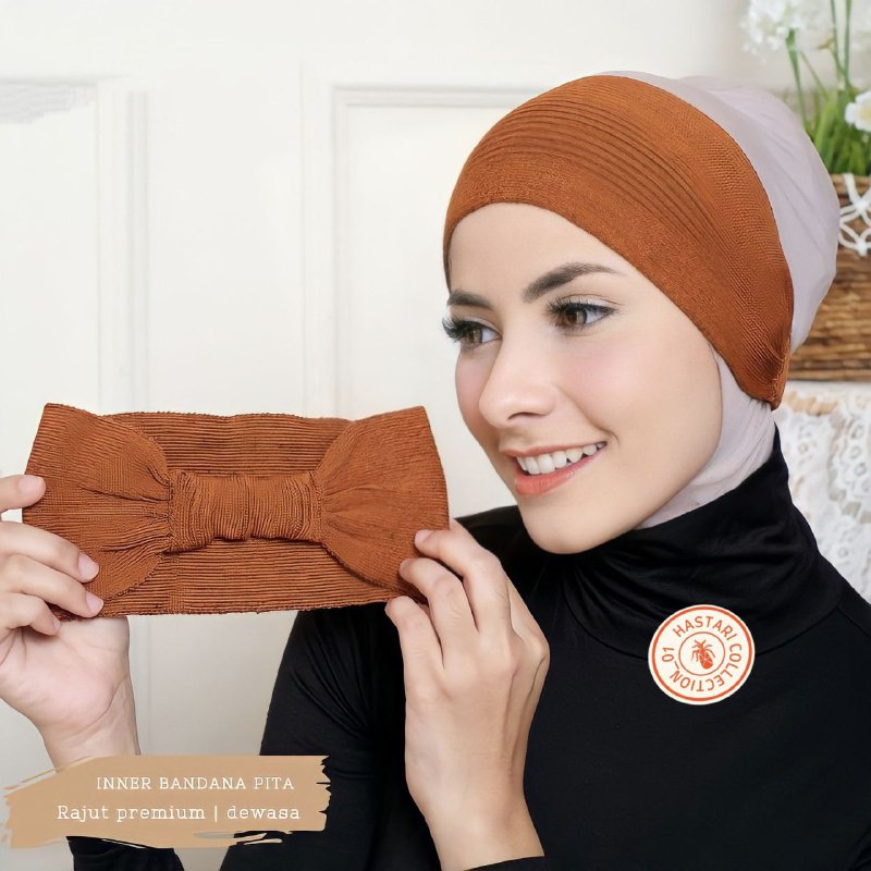 Jual HASTARI CIPUT BANDO RAJUT/ BONDU Ciput rajut pita murah polos | Shopee Indonesia