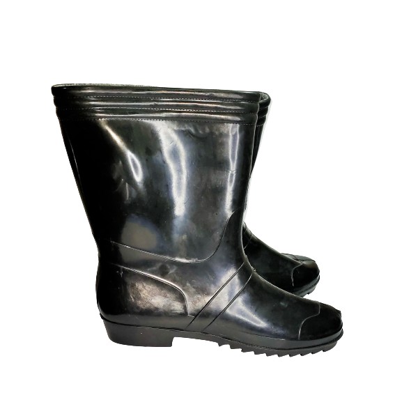 Jual SEPATU BOT HITAM JEEP / SEPATU BOT KARET / SEPATU PROYEK ANTI AIR ...