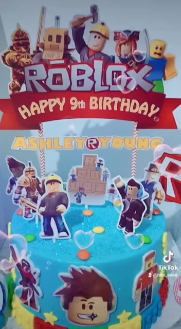 Jual Cake topper set Game Roblox Mobile Legend FreeFire PUBG Among us ...