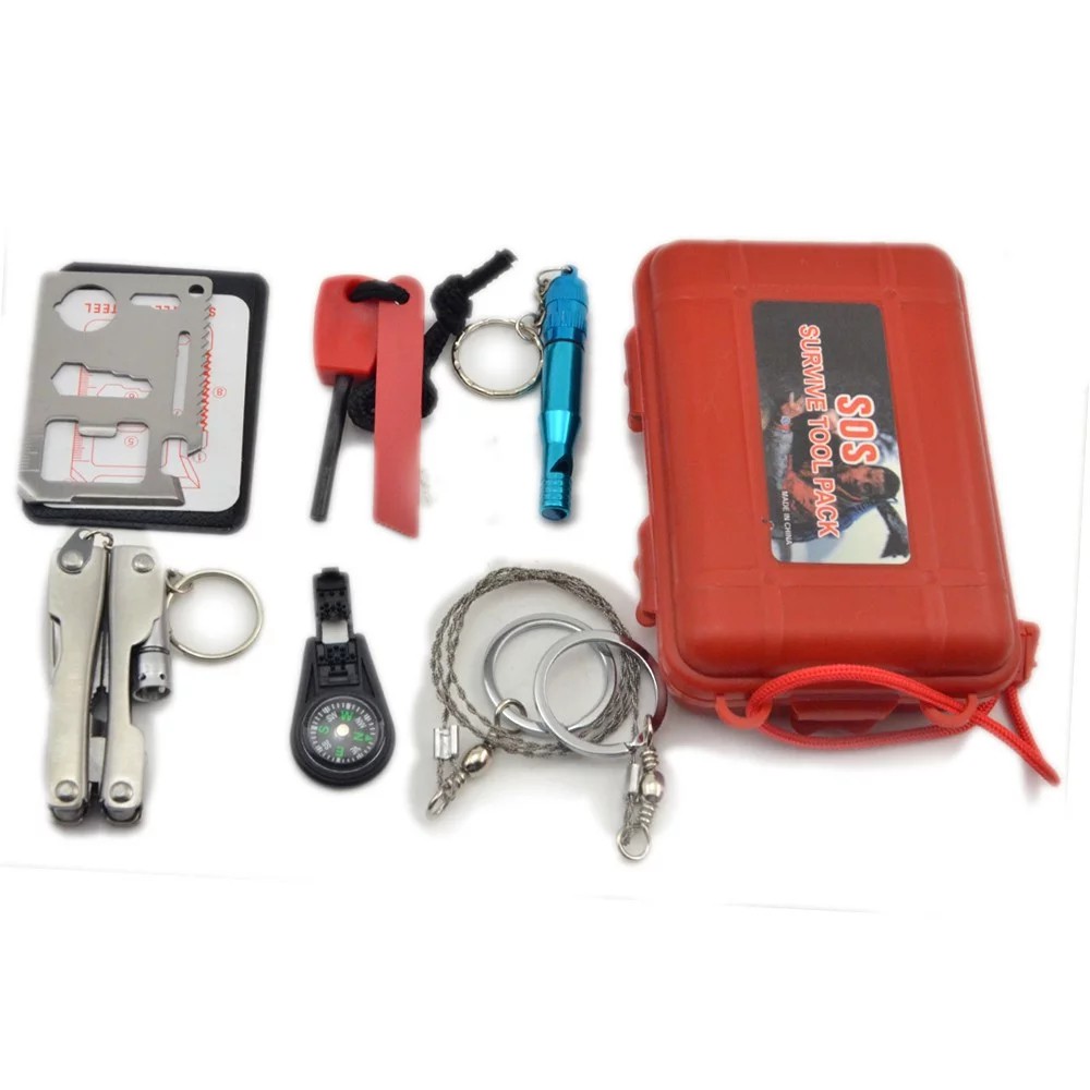 Jual Survival Kit Box Complete Emergency Tools Pack | Shopee Indonesia
