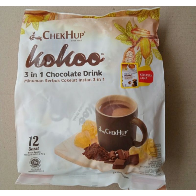 Jual Chek hup kokoo chocolate drink 3 in 1 original | Shopee Indonesia