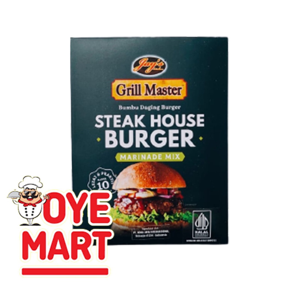 Jual GRILL MASTER STEAK HOUSE BURGER 30G | Shopee Indonesia