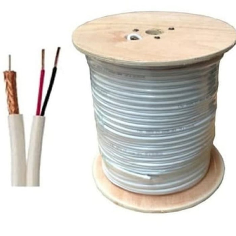 Jual KABEL RG59 PLUS POWER 300 METER | Shopee Indonesia