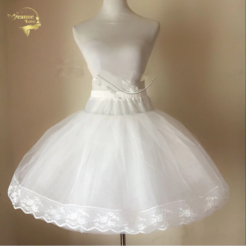 Jual Short Skirts A Line Petticoat Crinoline Bridal Petticoat For ...