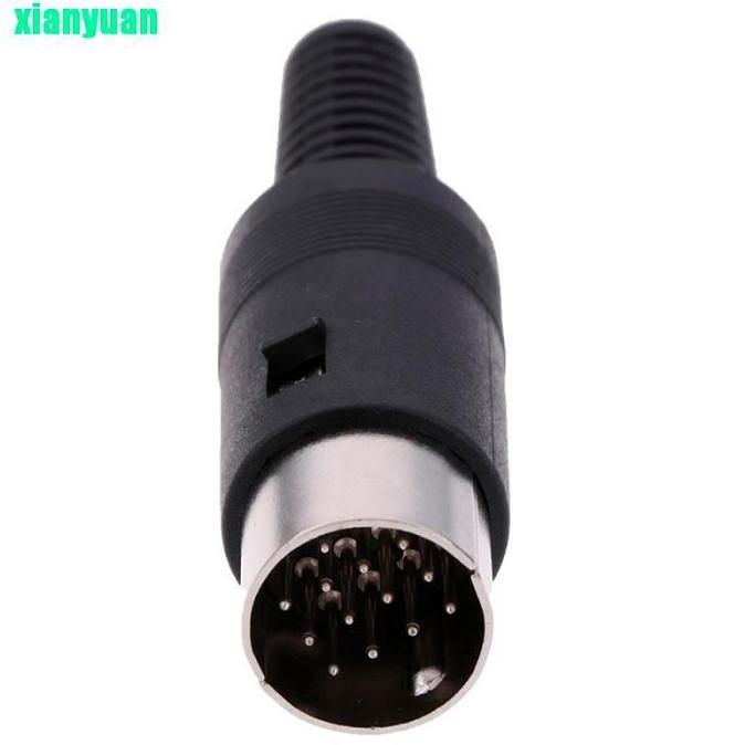 Jual $$] Xy Din Plug Adapter Konektor Audio Male 13 Pin Untuk Atari St ...