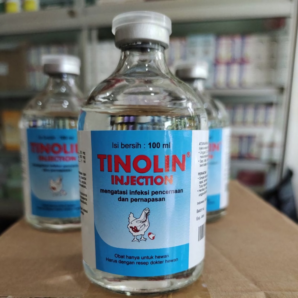 Jual Tinolin Injection Injeksi 100 ml Mencegah dan Mengobati Infeksi ...