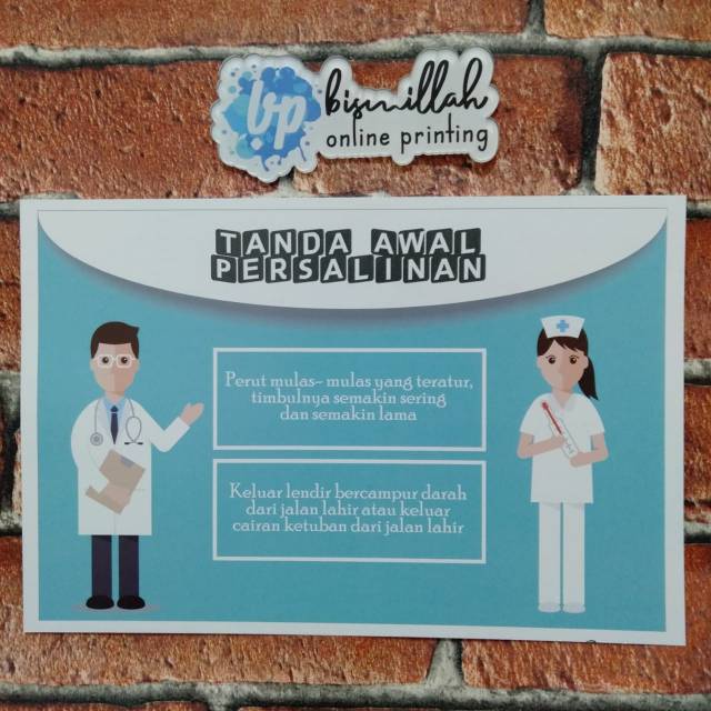 Jual Poster tanda awal persalinan | Shopee Indonesia