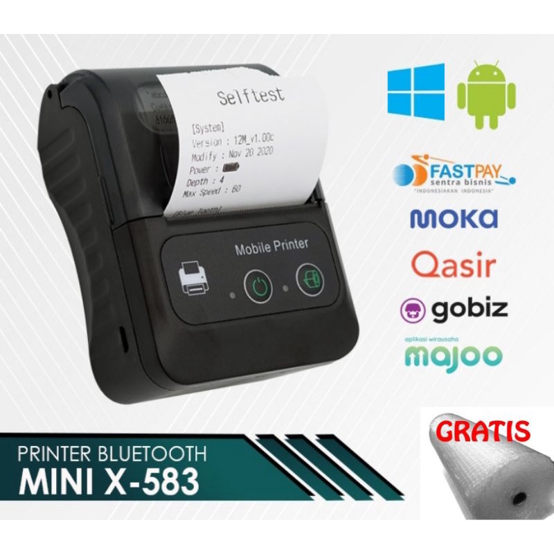 Jual Printer Kasir Bluetooth Thermal Mini / Printer Kasir IWare X-583 ...