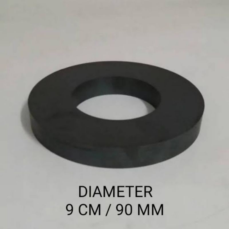 Jual Magnet/besi berani FERRITE model bulat magnet speaker 90 mm 9 cm ...