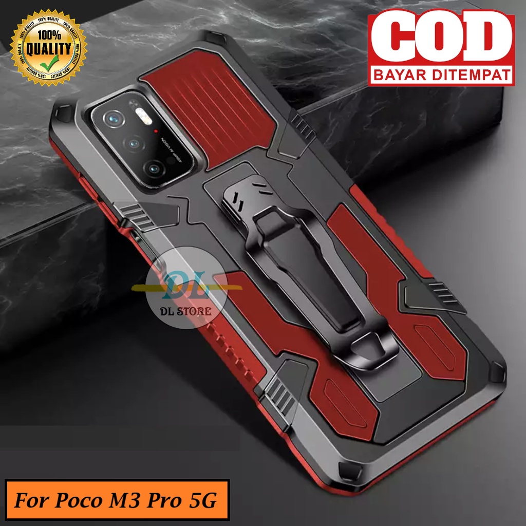 Jual CASING UNTUK XIAOMI POCO M3 PRO 5G CASE STANDING BACK KLIP HARD ...