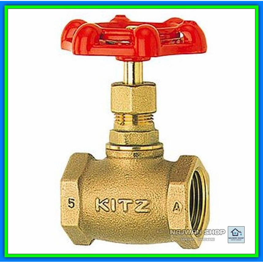 Jual Stop Kran Globe Valve 2" inch Kitz Class 100 Bronze Fig A Brass ...