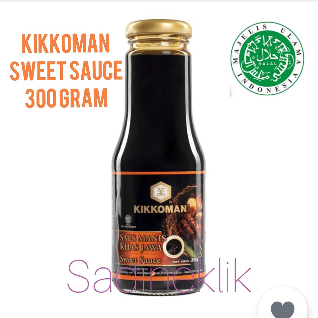Jual Kikkoman Sweet Sauce | Saus Khas Jawa manis Botol 300 Gram ...