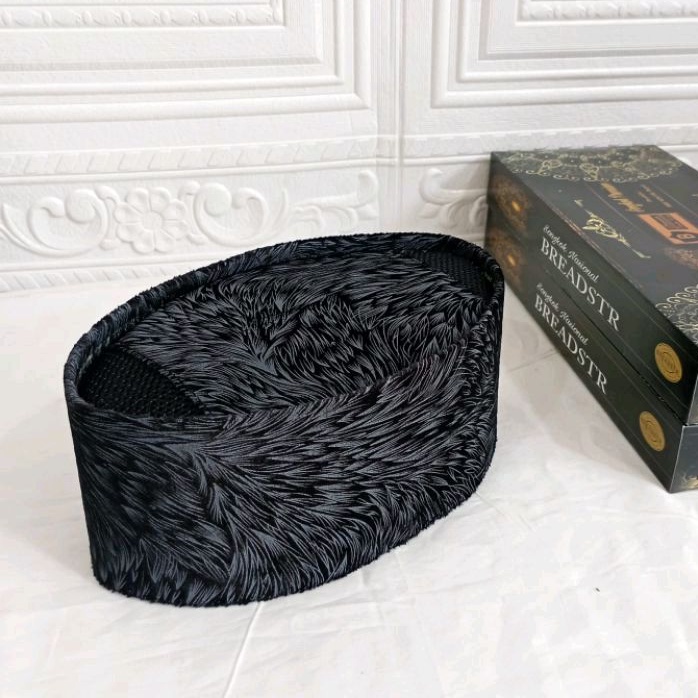 Jual Peci Songkok Kopiah Terbaru Hitam Polos AC Motif MERK BREADSTR ...