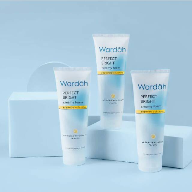 Jual Wardah perfect bright creamy foam brightening + oil control ...