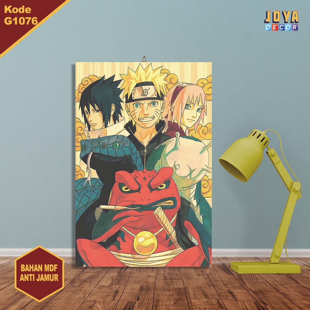 Jual Poster Kayu Hiasan Dinding Dekorasi Dinding Wall Decor Naruto ...