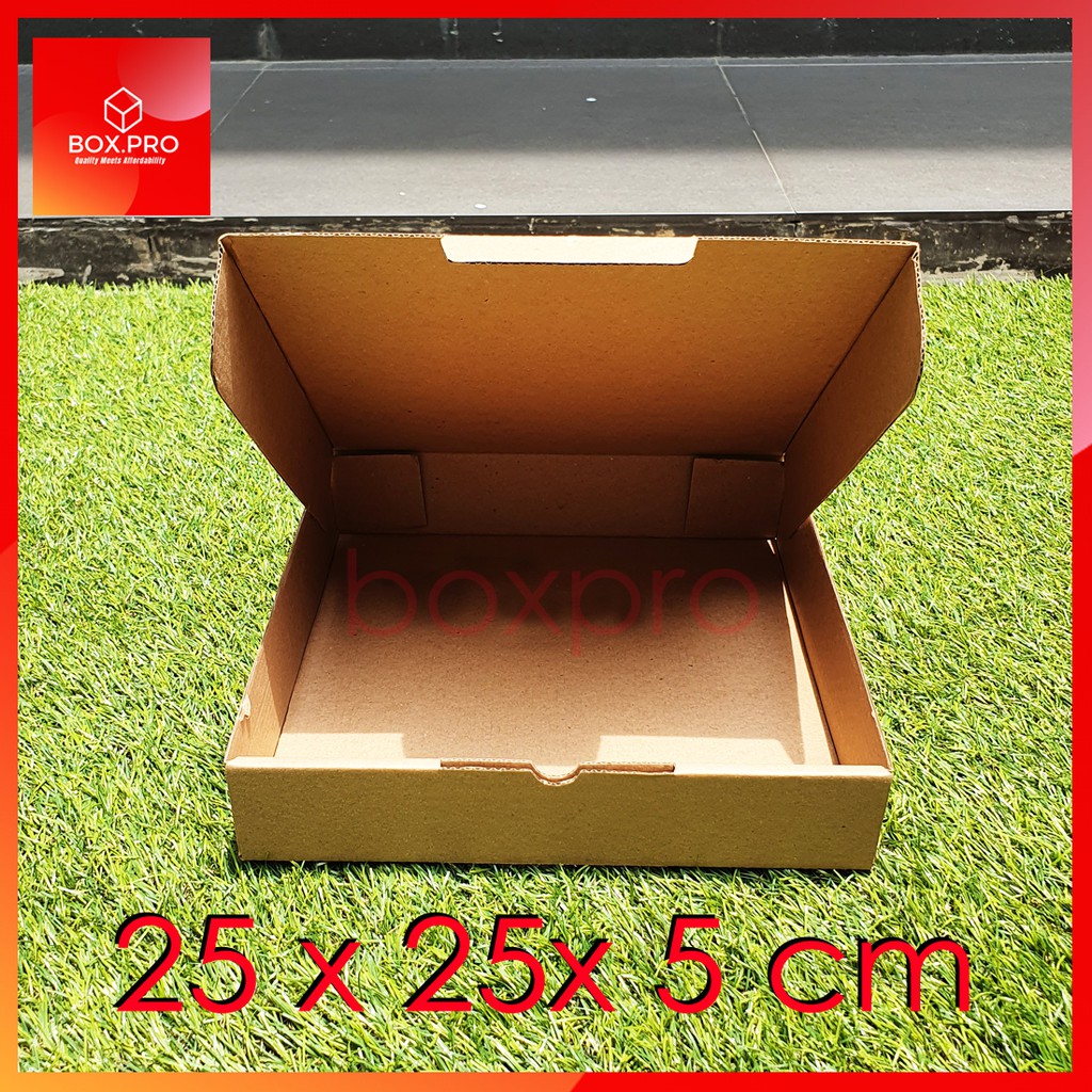 Jual Kardus Dus uk 25x25x5 cm (ECER) Die Cut Box Kotak Packing ...
