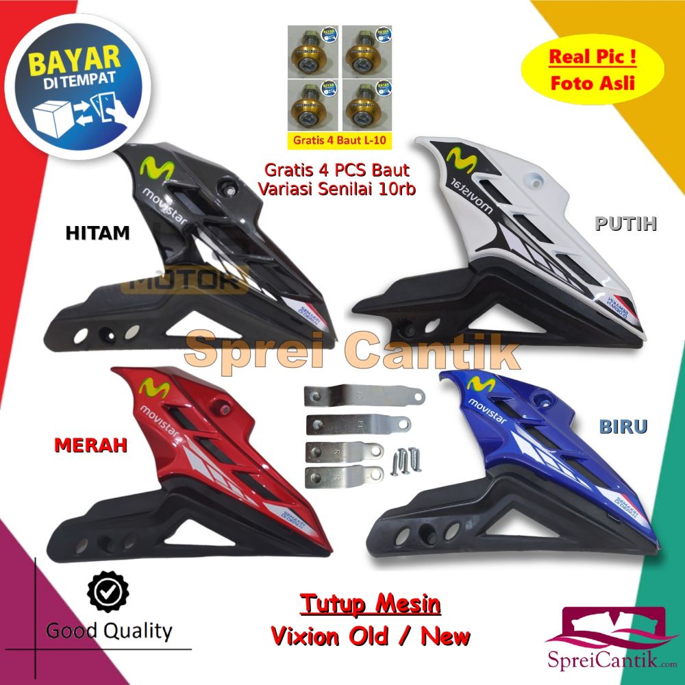 Jual Tutup Mesin Vixion R New & Old - Cover Engine Transformer Vixion NVL 2013 2014 NVA 2015 ...