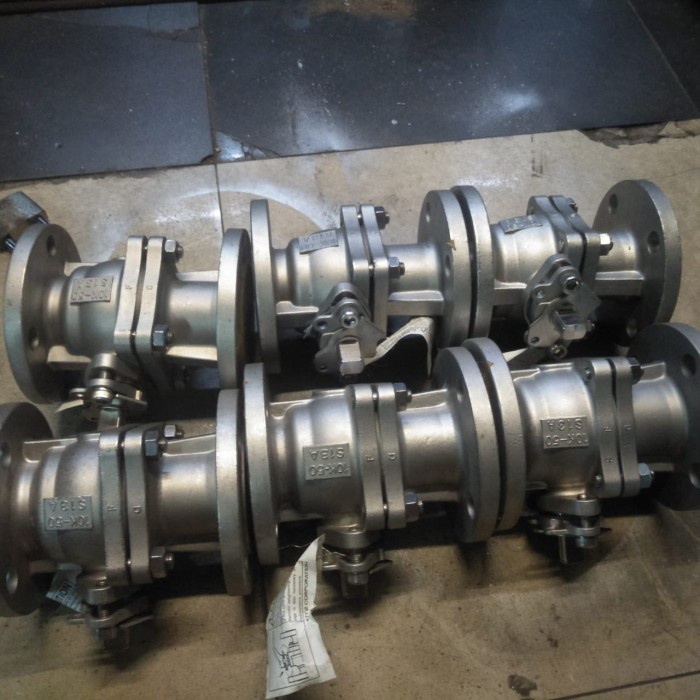 Jual ball valve kitz ss304 flange jis 10k size 2 inch | Shopee Indonesia