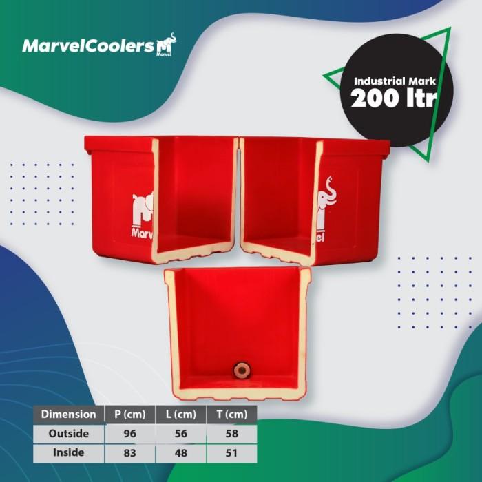 Jual Cooler Cooler Box Ice 100 Liter Marvel / Cool Box / Kotak Boks ...
