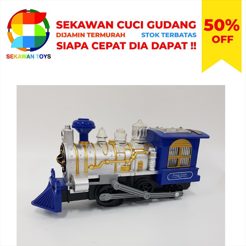 Jual Mainan Kereta Api Biru/ Mainan Kereta Tramcar 718 SEKAWAN SALE ...