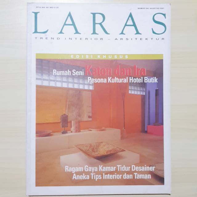 Jual PRELOVED INDONESIAN MAGAZINES LARAS MAJALAH INTERIOR DAN ...