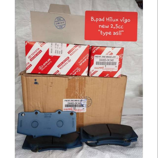 Jual Brake pad - kampas rem depan Toyota Hilux Vigo new 2500cc ORI | Shopee Indonesia