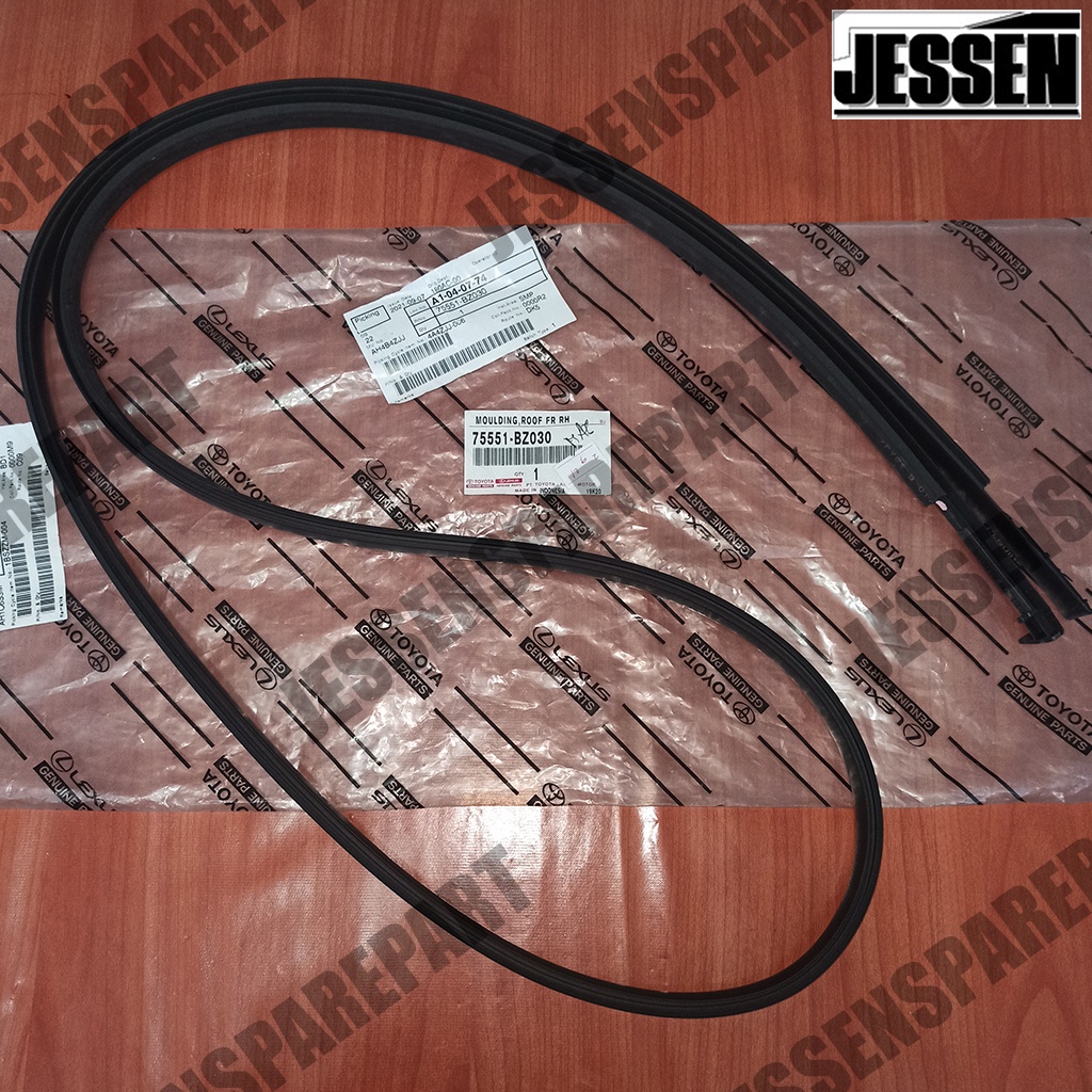 Jual Moulding Roof Karet Atap Kanan Rush Terios 75551-BZ030 | Shopee ...
